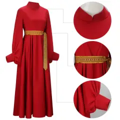 The Princess Bride Red Dress Buttercup Cosplay Costume Hallowcos