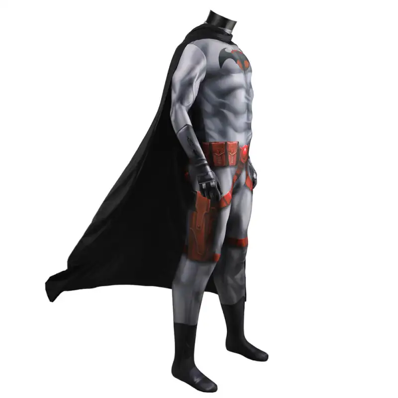 Flashpoint Batman Thomas Wayne Cosplay Costume Adults Kids Hallowcos