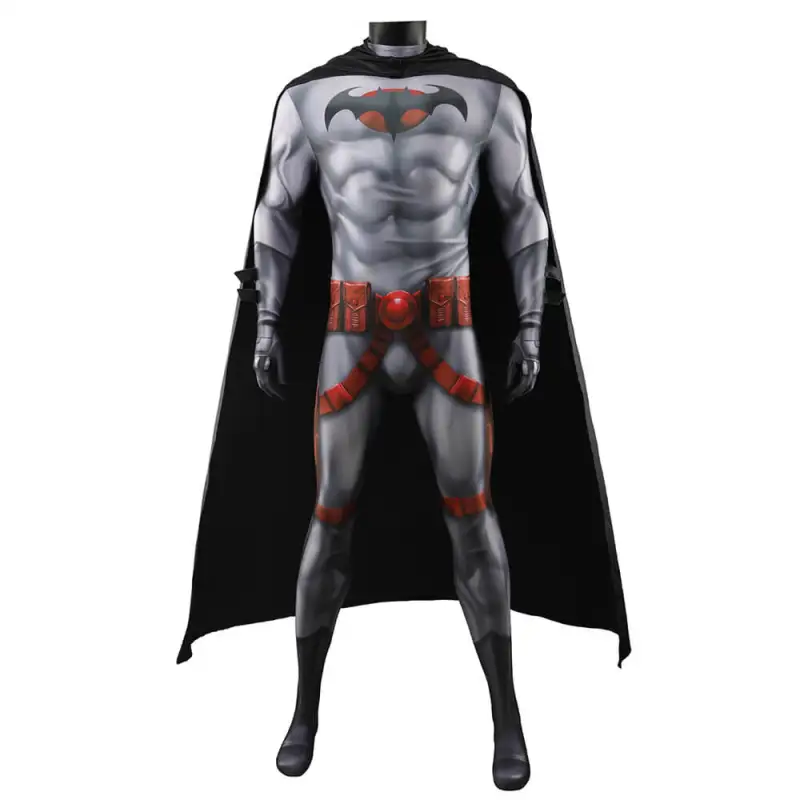 Flashpoint Batman Thomas Wayne Cosplay Costume Adults Kids Hallowcos
