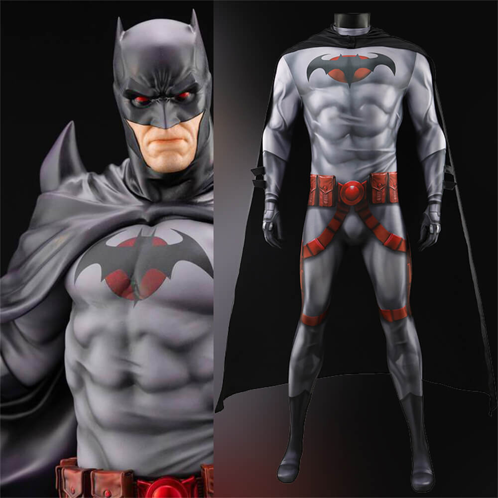 Flashpoint Batman Thomas Wayne Cosplay Costume Adults Kids Hallowcos