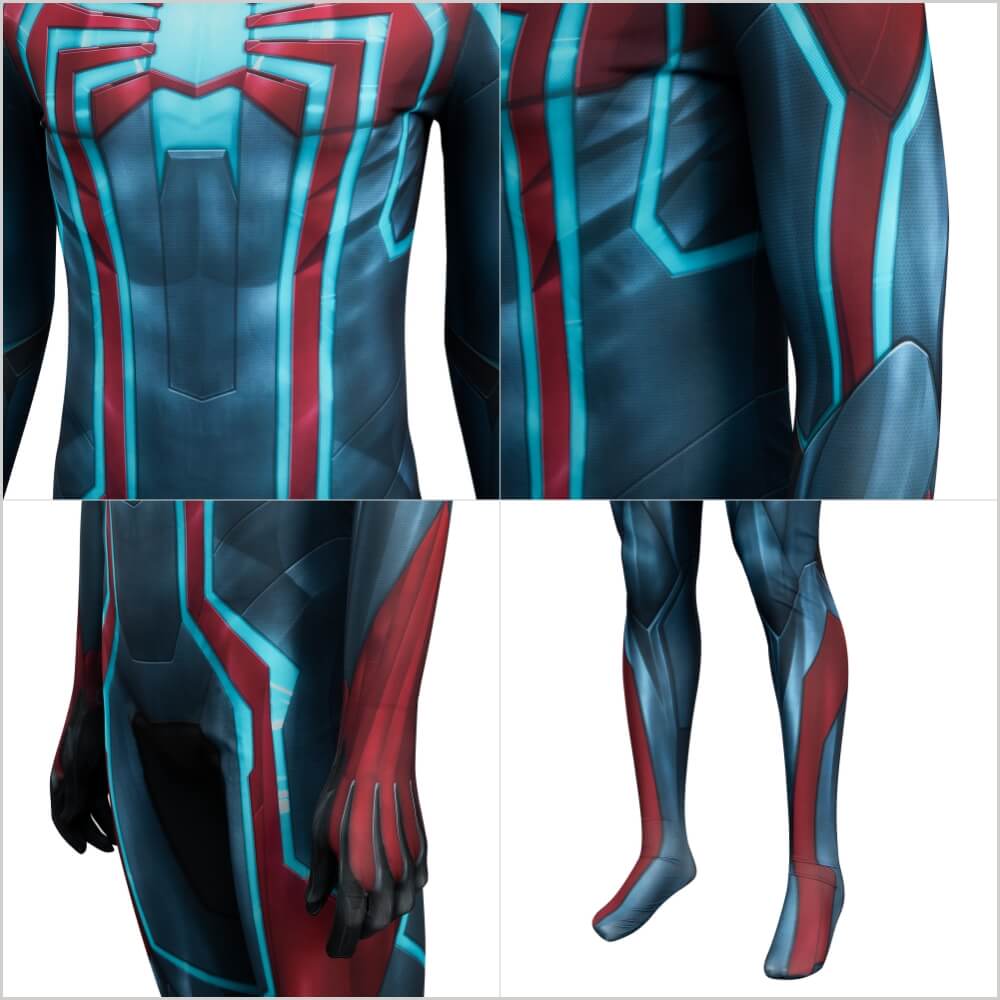 Marvel's Spider-Man Velocity Suit Cosplay Costume Hallowcos