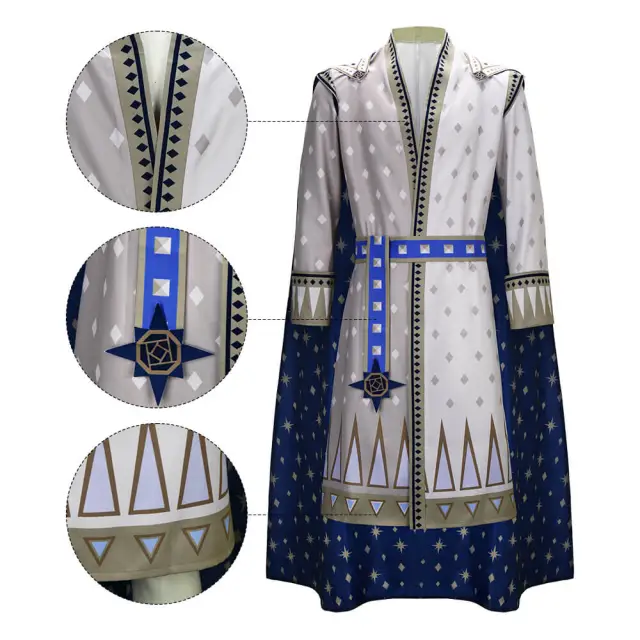 Movie Wish King Magnifico Cosplay Costume Upgrade Hallowcos