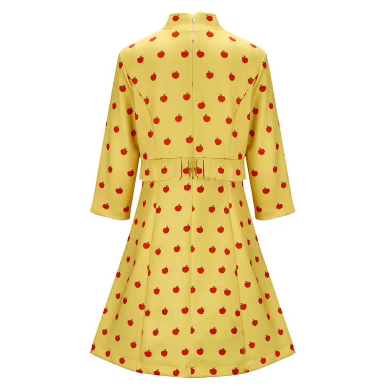 Fantastic Mr. Fox Mrs. Fox Dress Cosplay Costume Hallowcos