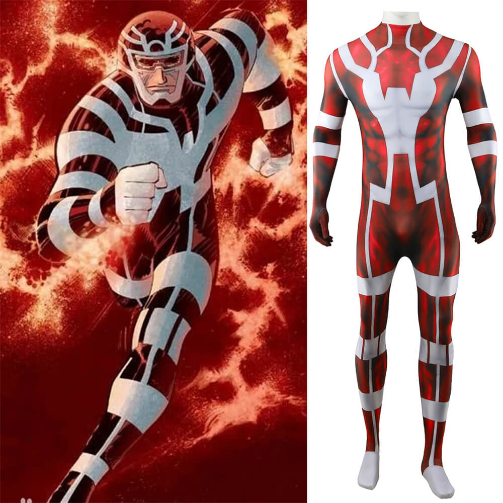 Marvel Makkari Cosplay Costume Bodysuit Adults Kids Hallowcos