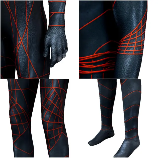 Hallowcos Madame Web Ezekiel Sims Cosplay Costume Jumpsuit