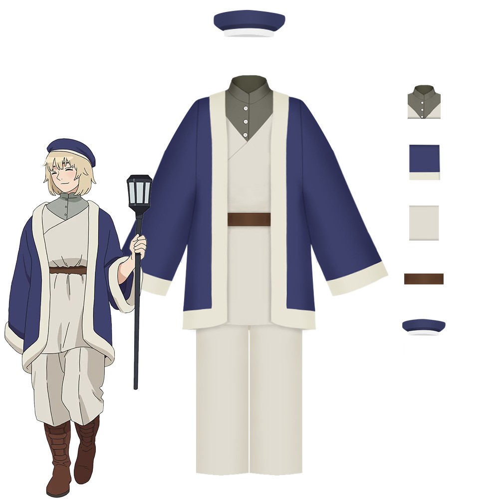 Hallowcos Delicious in Dungeon Falin Touden Cosplay Costume