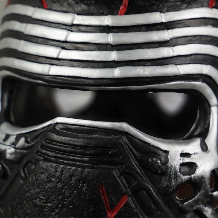 Kylo Ren Latex Mask Star Wars: The Rise of Skywalker Cosplay Props ...