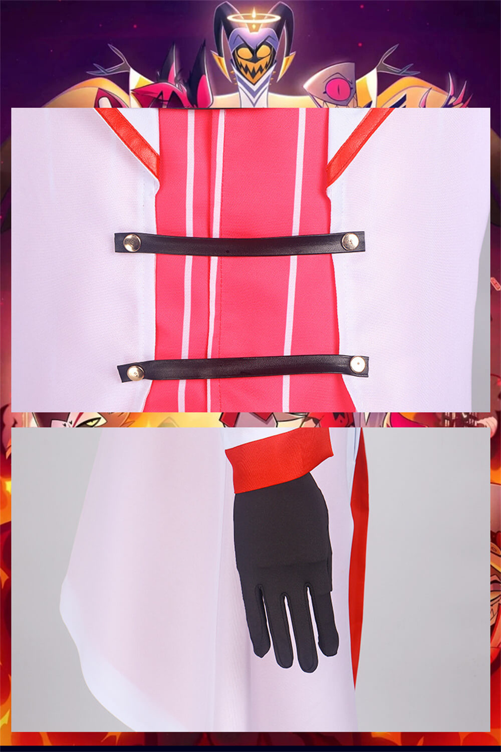 Lucifer Morningstar Cosplay Costume Hazbin Hotel Hallowcos