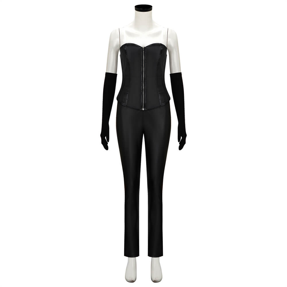 Barb Wire Pamela Anderson Cosplay Costume Black Hallowcos