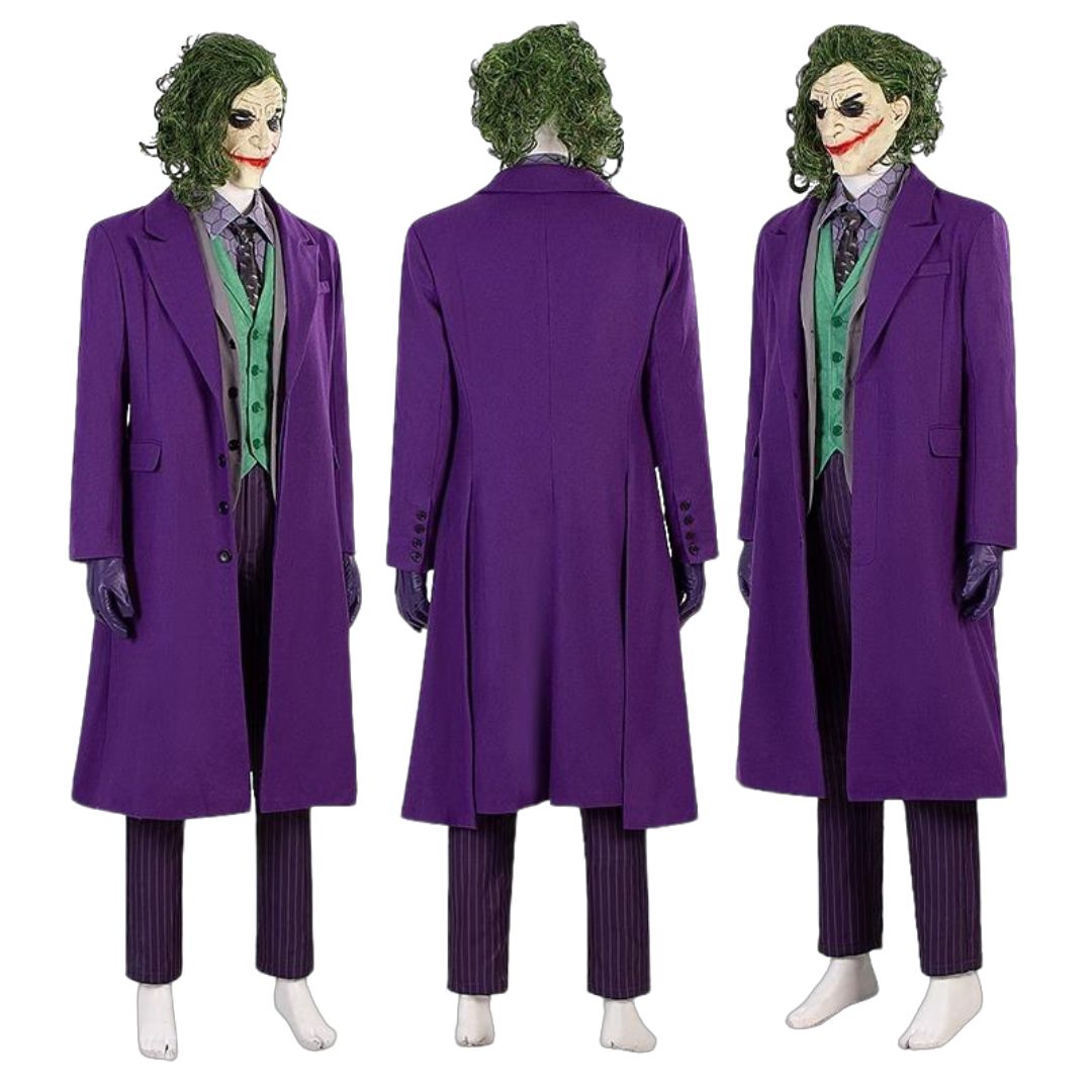 Arthur Fleck Suit Heath Ledger Cosplay Costume Hallowcos