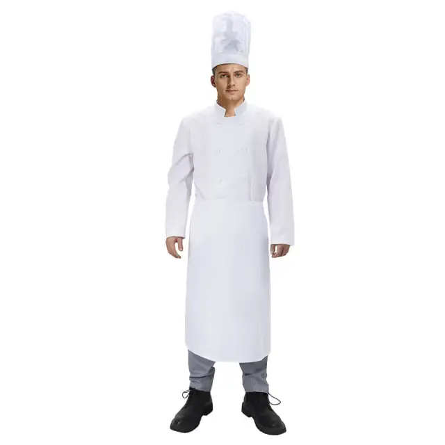 Hallowcos Adults Ratatouille Alfredo Linguini Chef Cosplay Costume