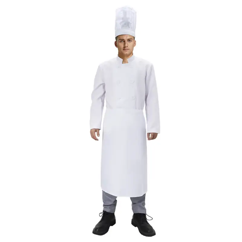 Hallowcos Adults Ratatouille Alfredo Linguini Chef Cosplay Costume