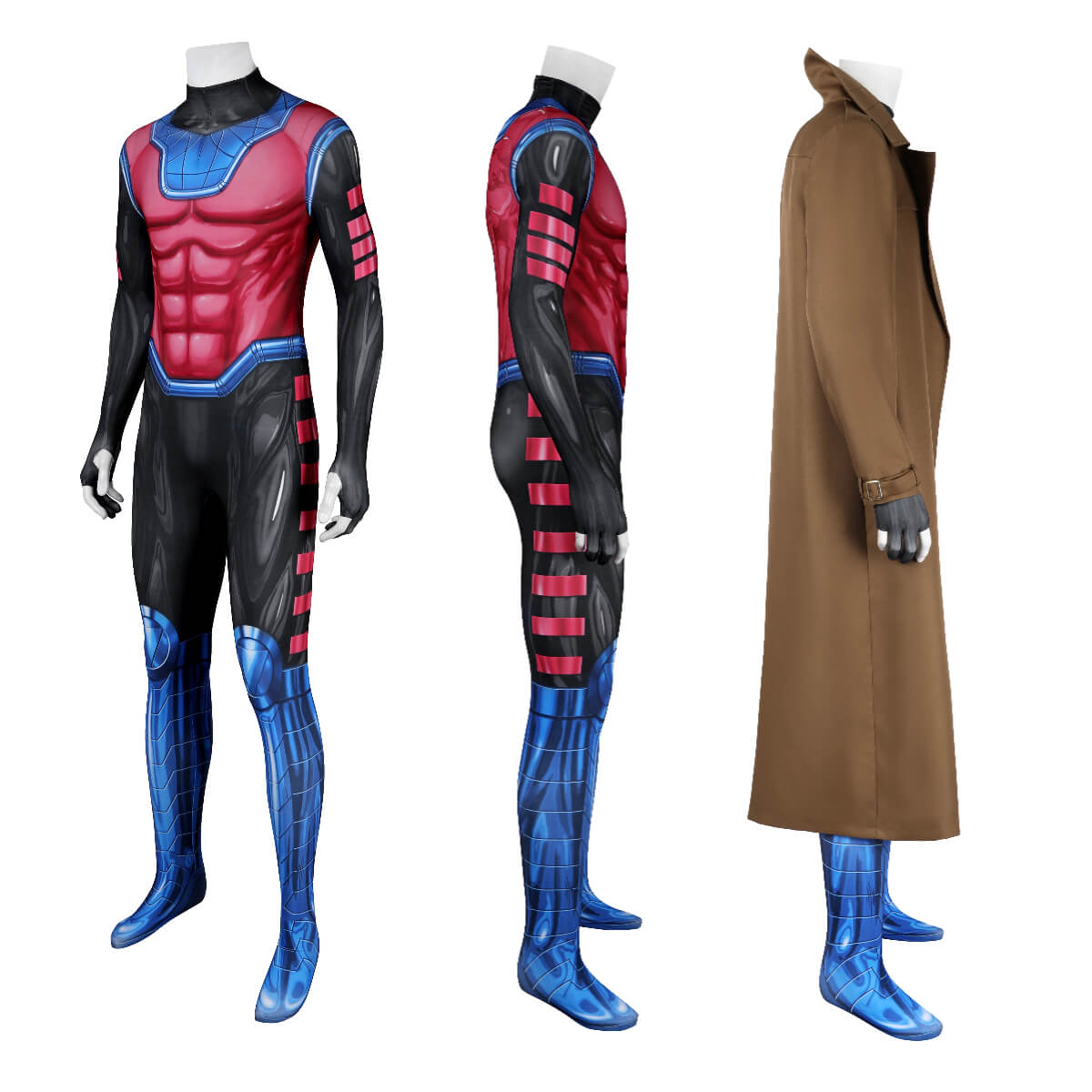 X-Men 97 Gambit Suit Remy Lebeau Cosplay Costume Hallowcos