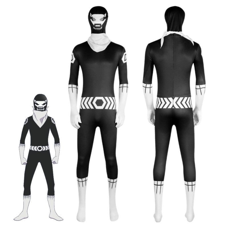 Go! Go! Loser Ranger! Footsoldier D Cosplay Costume Sentai Daishikkaku ...