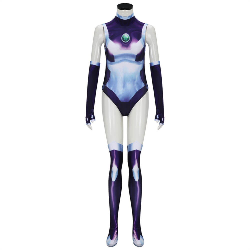 Teen Titans Starfire Cosplay Costume Princess Koriand'r Hallowcos