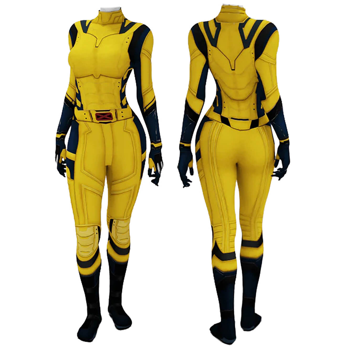 Deadpool 3 Female Wolverine Bodysuit Cosplay Costume Hallowcos