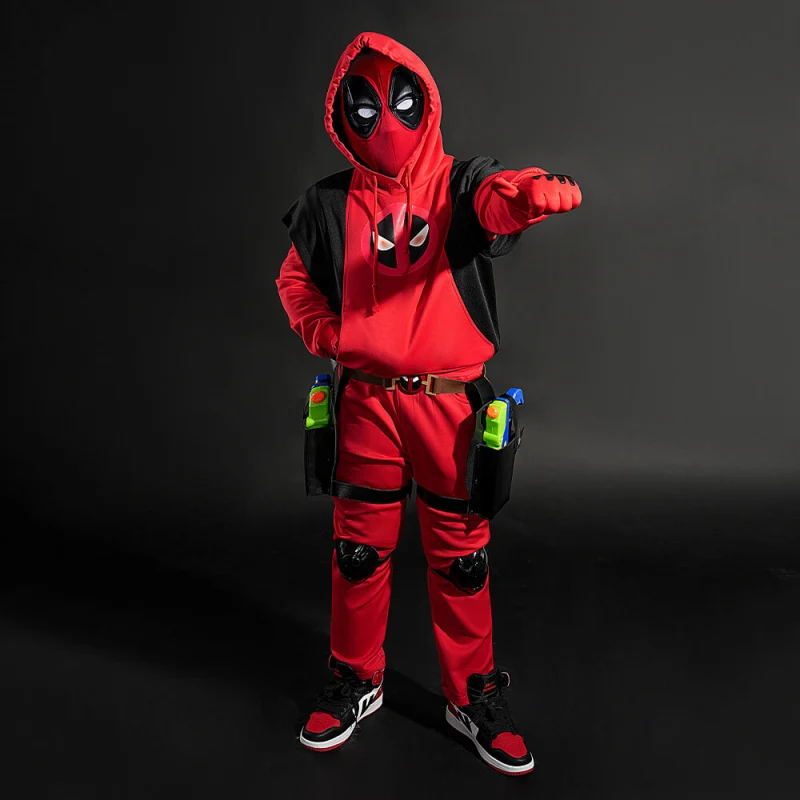 Deadpool 3 Kidpool Cosplay Costume for Child Hallowcos