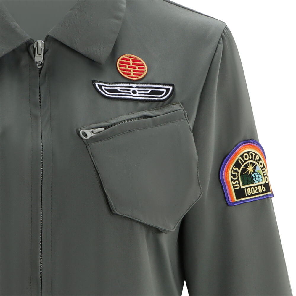 Ellen Ripley Flight Suit Cosplay Costume-Alien Film Hallowcos
