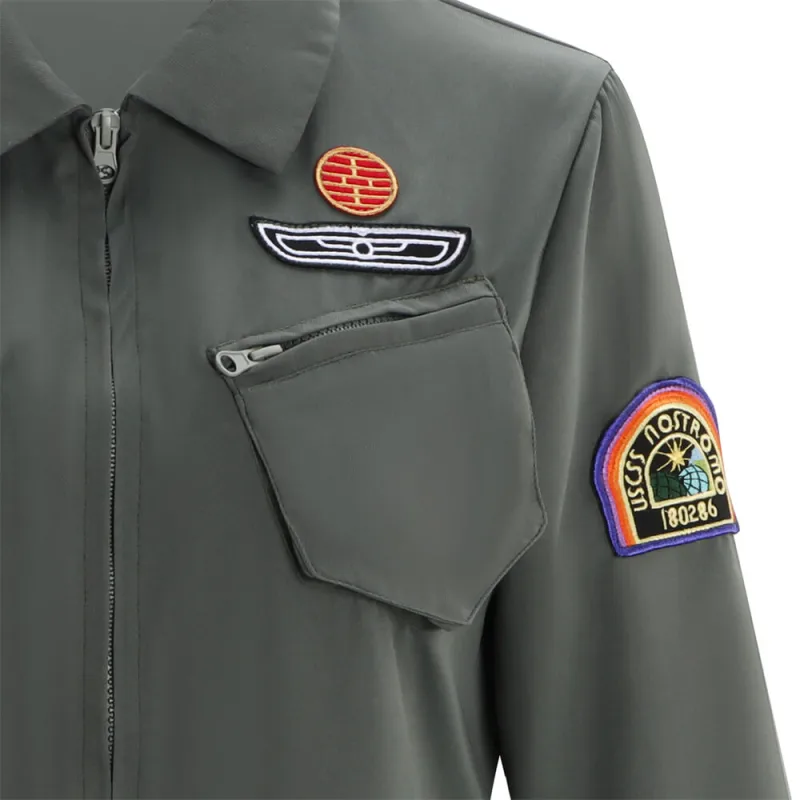 Ellen Ripley Flight Suit Cosplay Costume-Alien Film Hallowcos