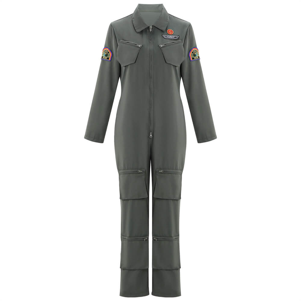 Ellen Ripley Flight Suit Cosplay Costume-Alien Film Hallowcos