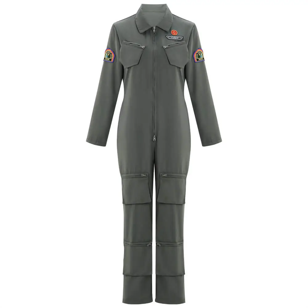 Ellen Ripley Flight Suit Cosplay Costume-Alien Film Hallowcos
