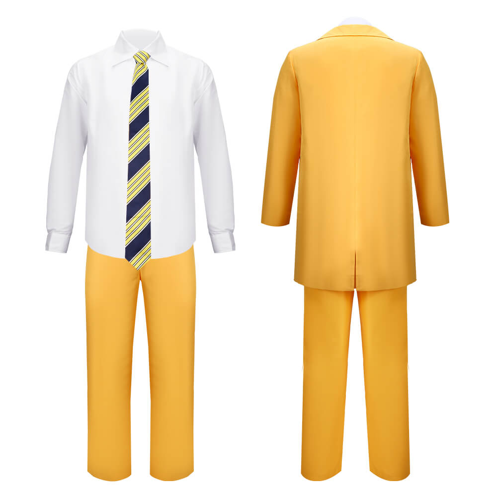 Shrunken Head Bob Yellow Suit Cosplay Costume Hallowcos