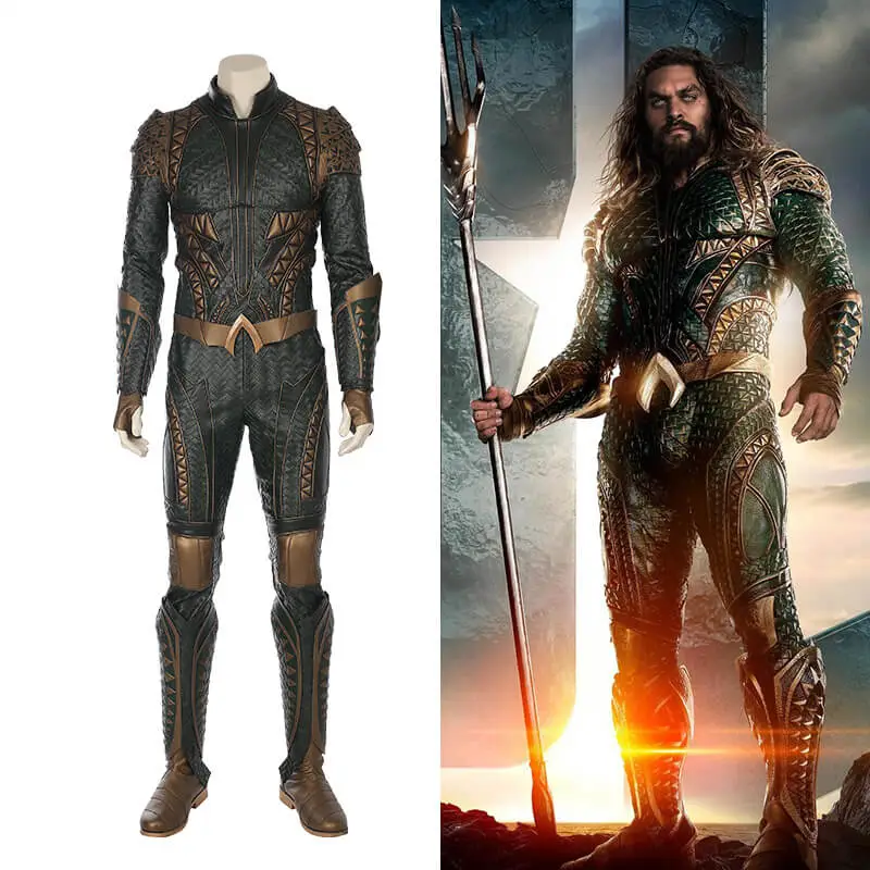 Justice League Aquaman Cosplay Costume Arthur Curry Hallowcos