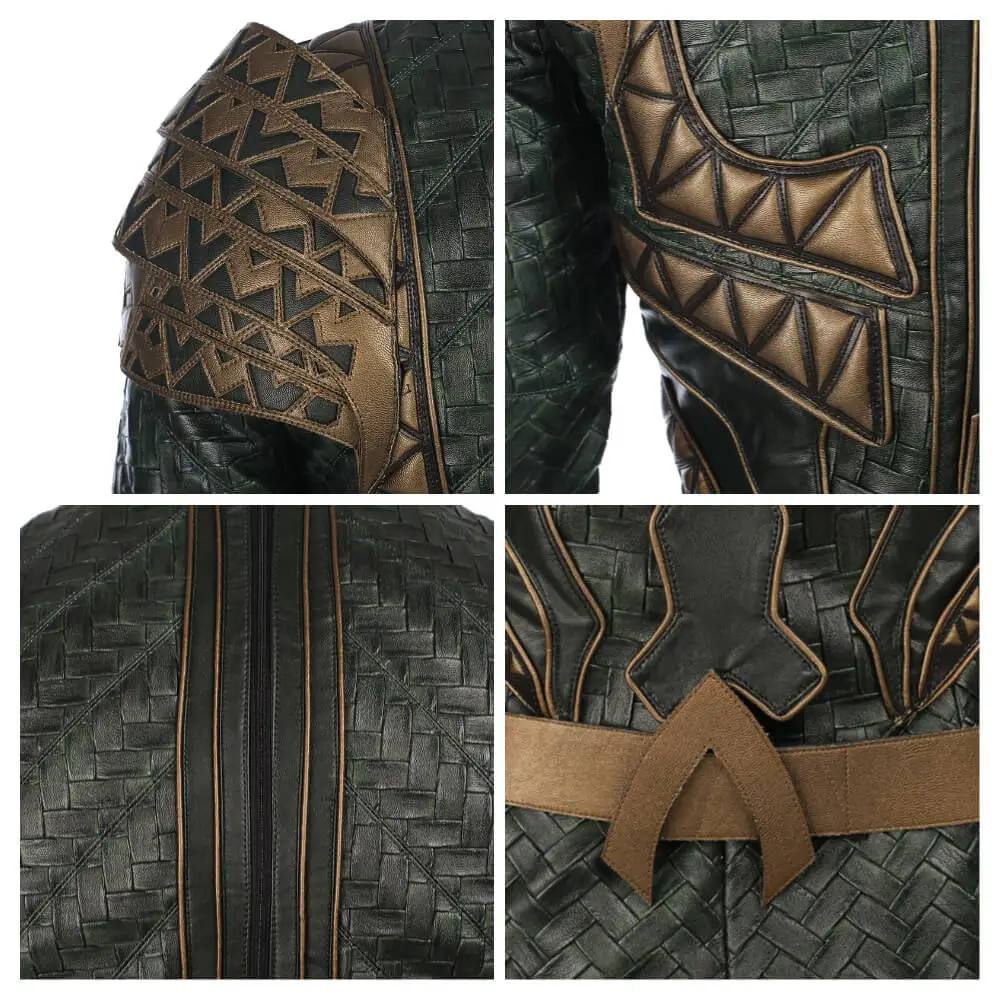 Justice League Aquaman Cosplay Costume Arthur Curry Hallowcos
