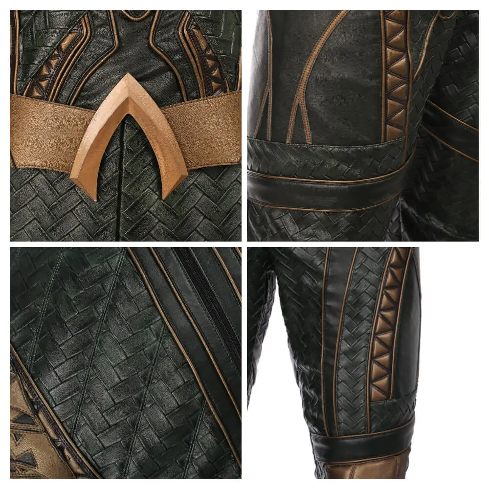 Justice League Aquaman Cosplay Costume Arthur Curry Hallowcos