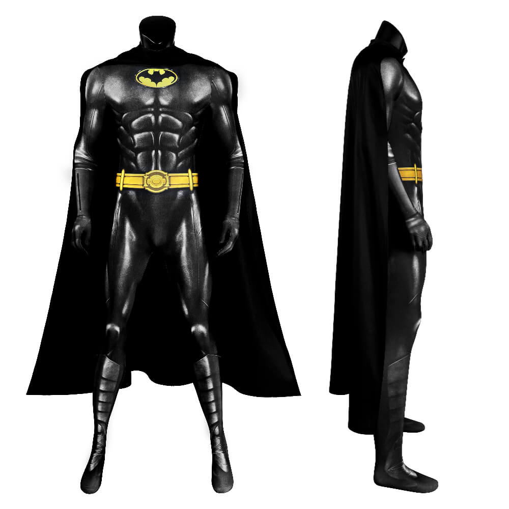 Michael Keaton Bruce Wayne 1989 Cosplay Costume Mask Style B Hallowcos