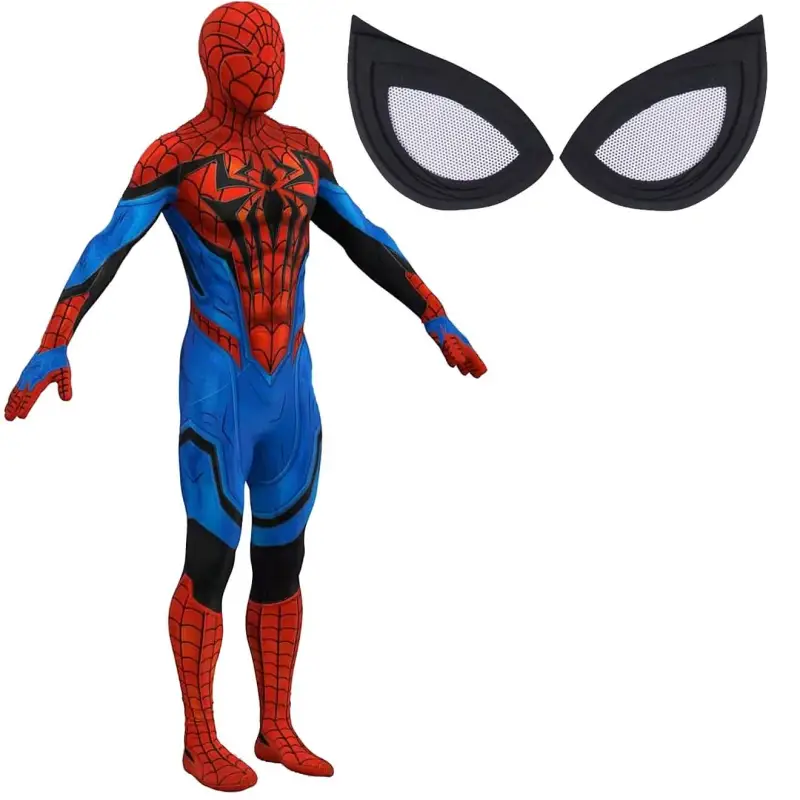 Rivals Spider-Man Default Suit Cosplay Costume Hallowcos