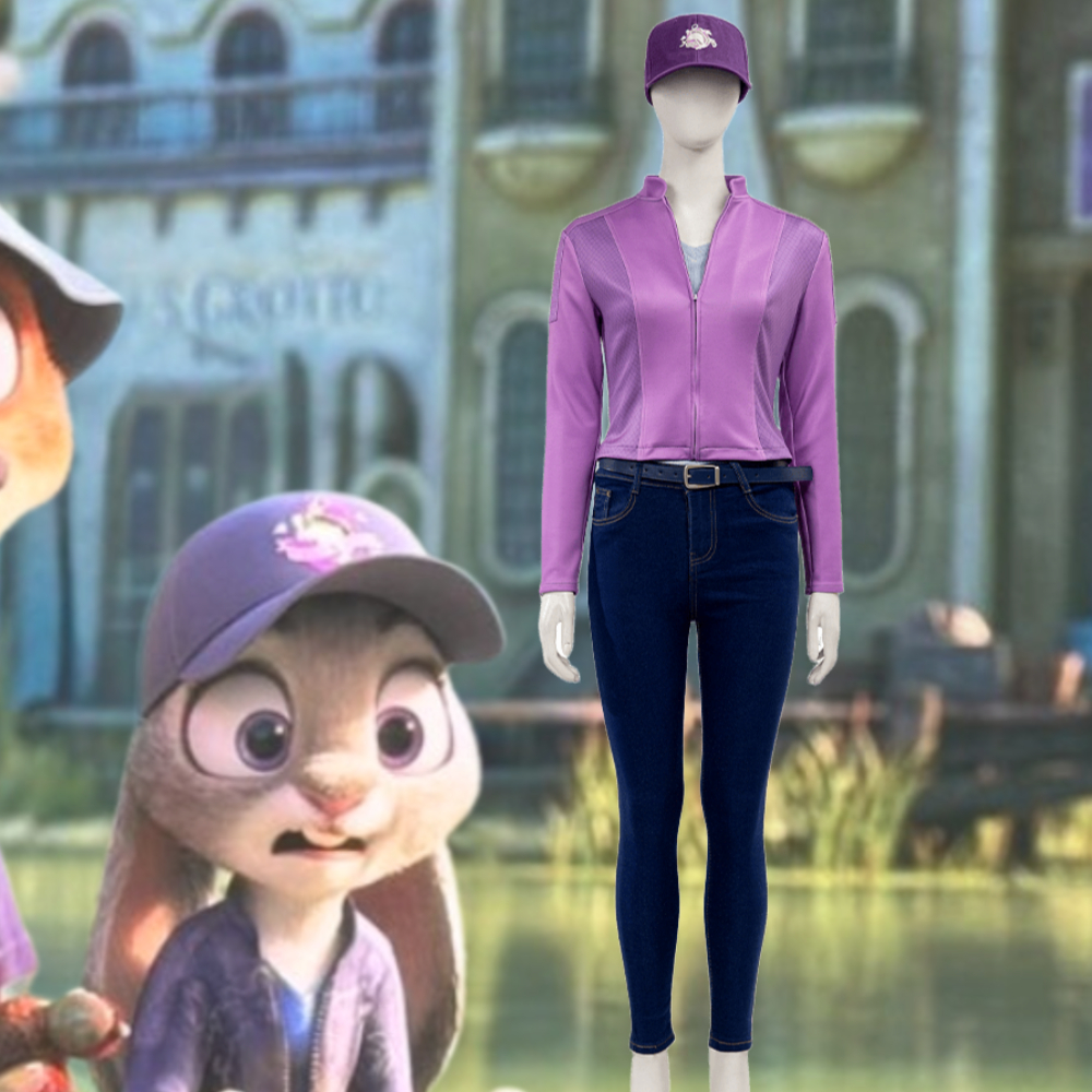 Hallowcos Zootopia 2 Judy Hopps Cosplay Costume