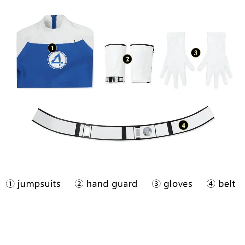 The Fantastic Four First Steps Human Torch Cosplay Costume Johnny Storm ...