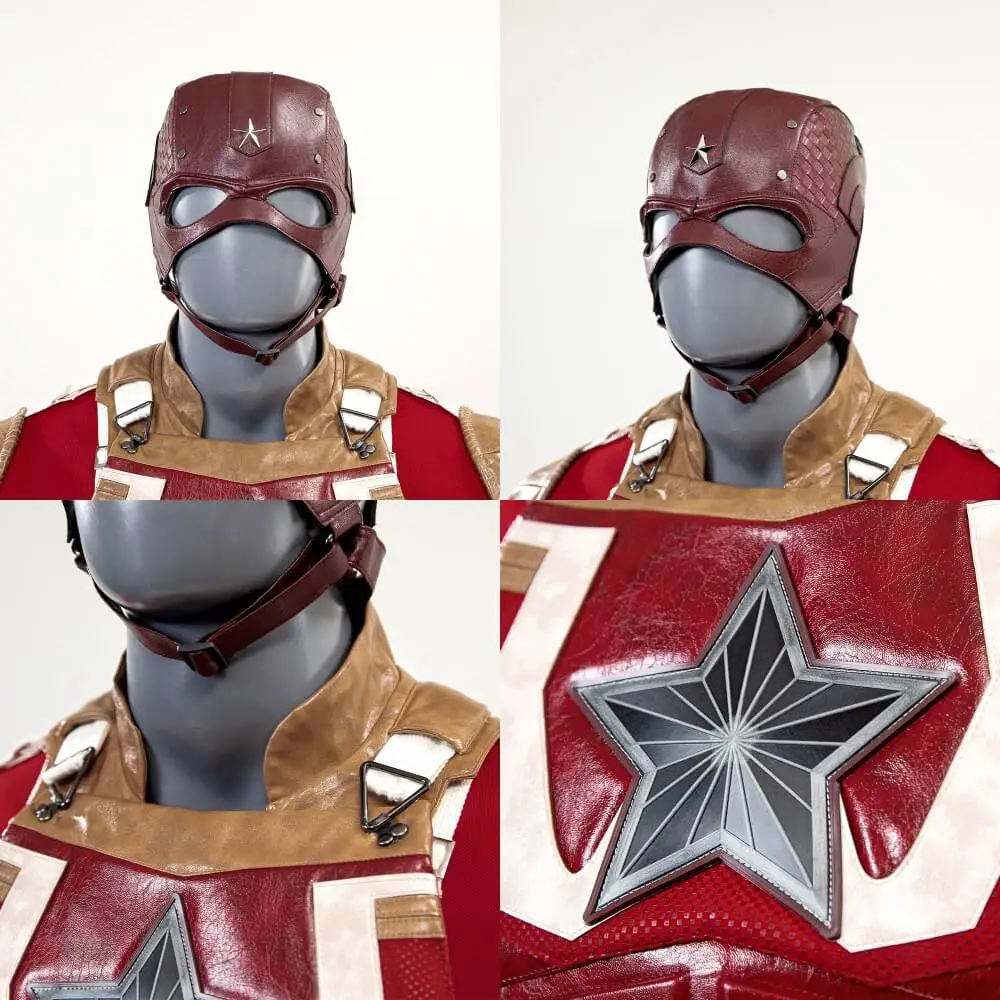 Thunderbolts Red Guardian Cosplay Costume Hallowcos