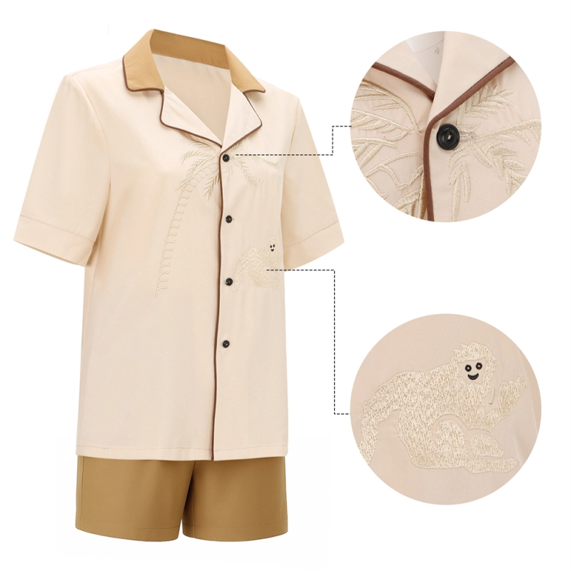The White Lotus Season 3 Mook Monkey Uniform Cosplay Costume Hallowcos