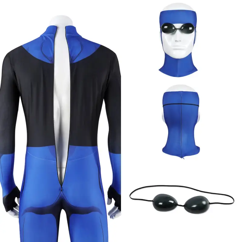 Invincible Season 3 Mark Grayson Cosplay Costume Blue Style New Edition ...