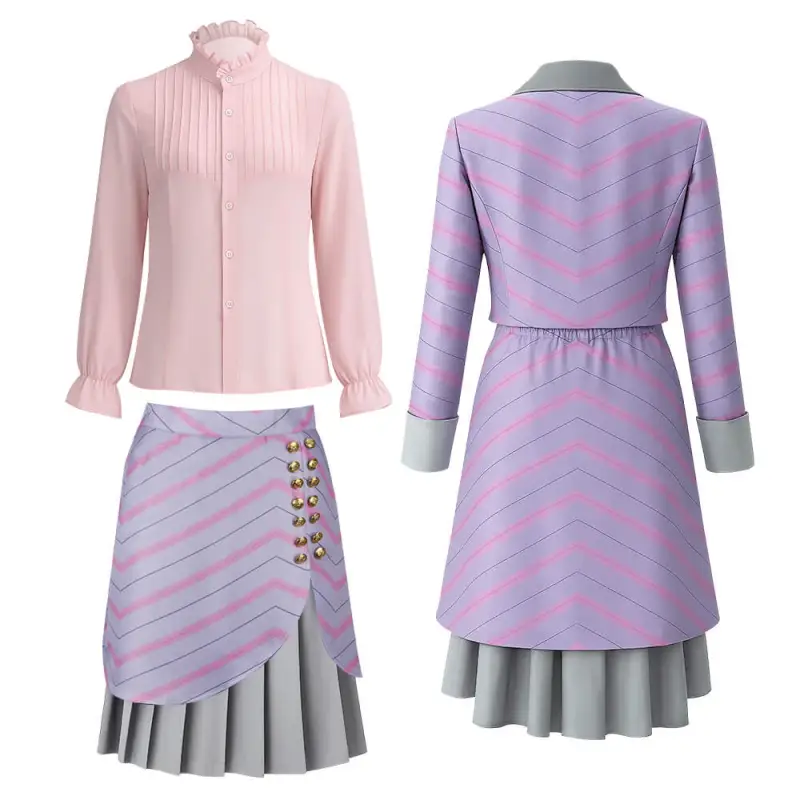 Wicked Glinda Upland Suit Cosplay Costume Hallowcos