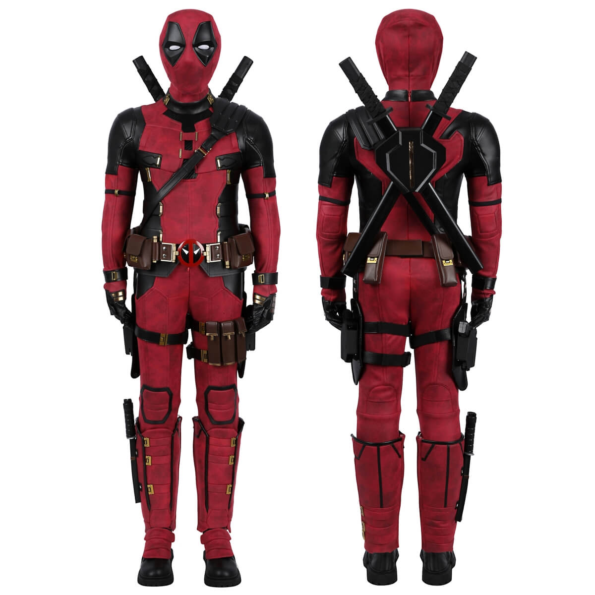 Kids Deadpool 3 Wade Wilson Cosplay Costume Deadpool & Wolverine Hallowcos
