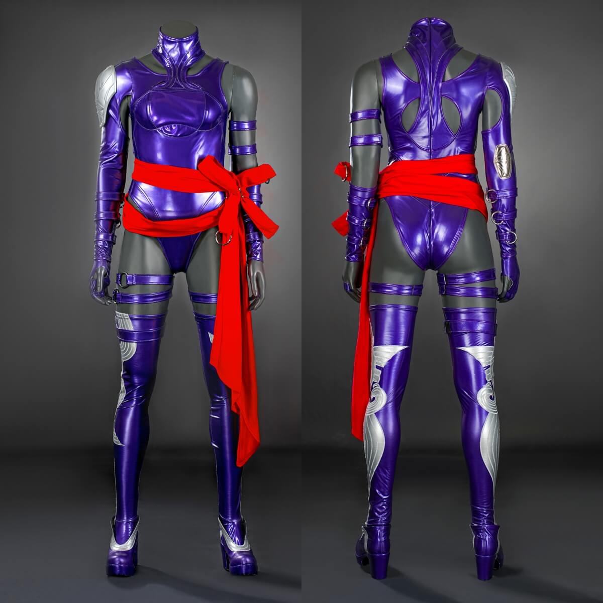 Marvel Rivals Psylocke Vengeance Cosplay Costume Top Level Hallowcos