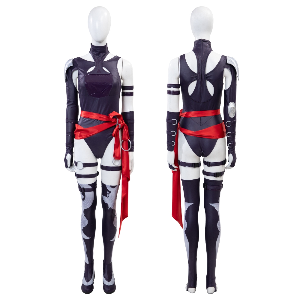 Psylocke Vengeance Cosplay Costume Marvel Rivals Style HallowcosB