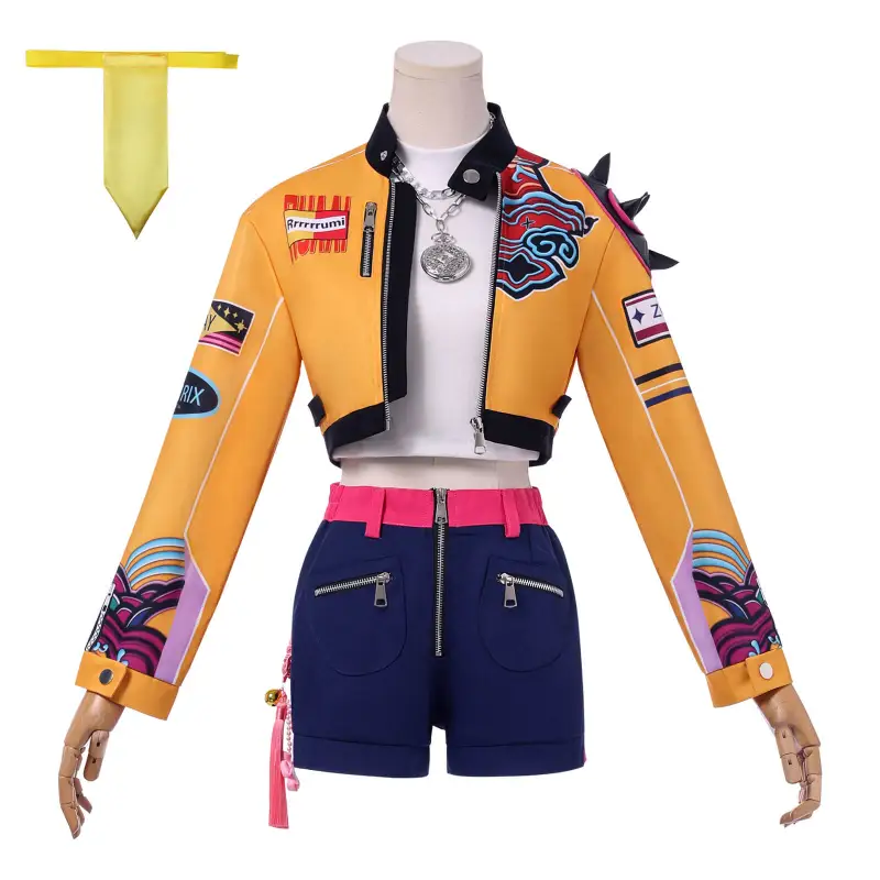 Kpop Demon Hunters Rumi Cosplay Costume Hallowcos