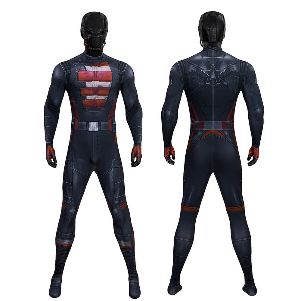 Thunderbolts U.S. Agent Cosplay Costume Printed Style Hallowcos