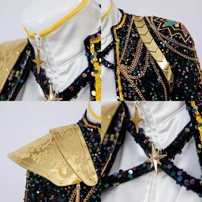 Kpop Demon Hunters Rumi Golden Stage Outfits Cosplay Costume Hallowcos