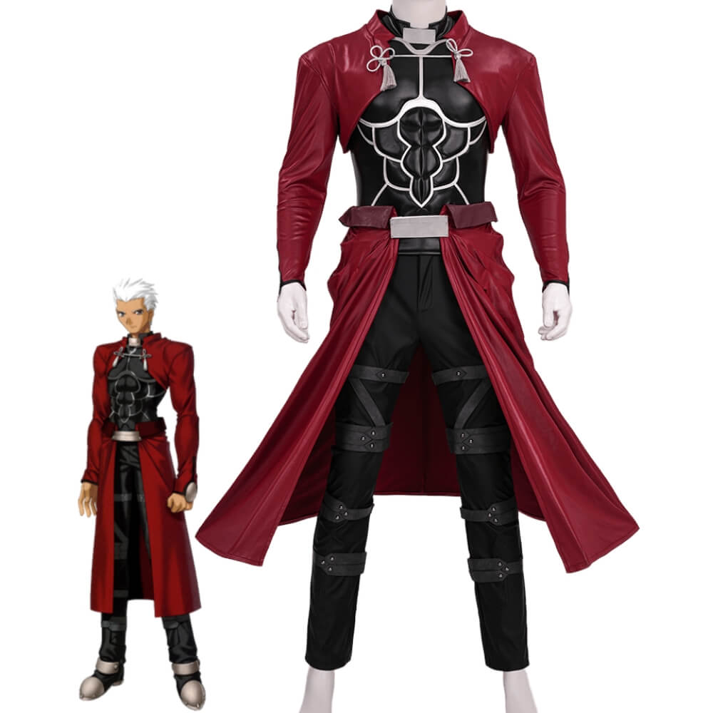 Fate Stay Night Archer Emiya Cosplay Costume FGO Hallowcos