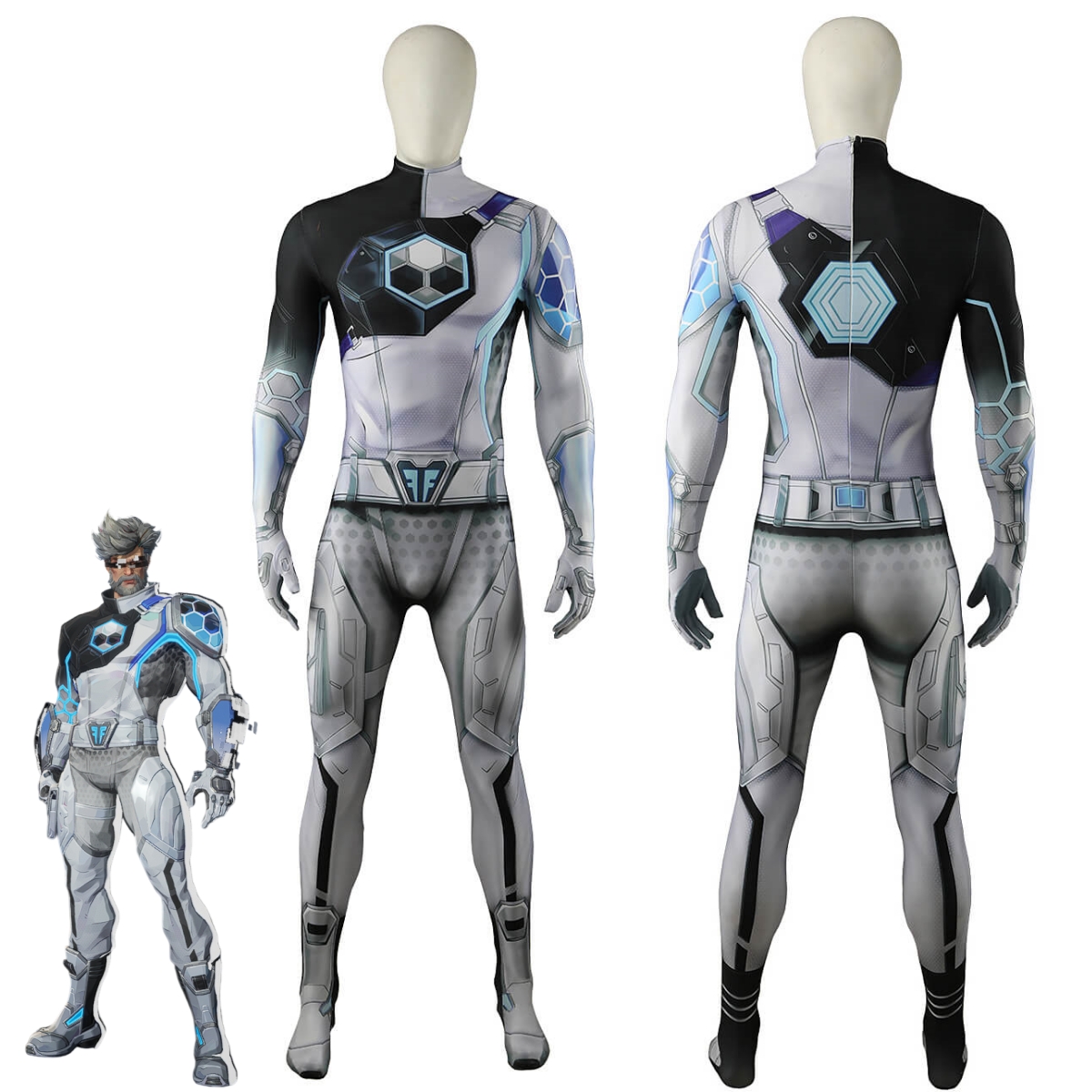 Rivals Mister Fantastic Future Foundation Skin Bodysuit Cosplay Costume ...