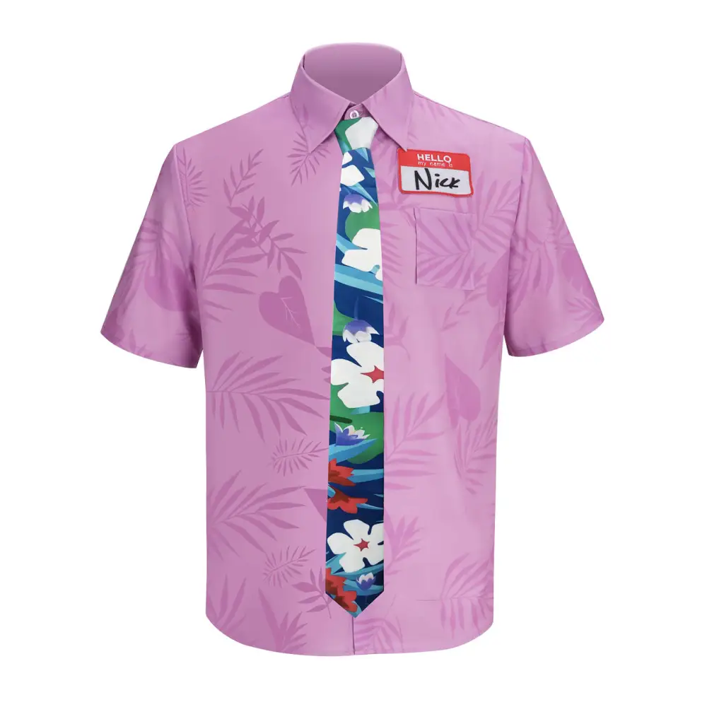 Zootopia 2 Nick Wilde Shirt Tie Cosplay Costume Rise of the Non ...