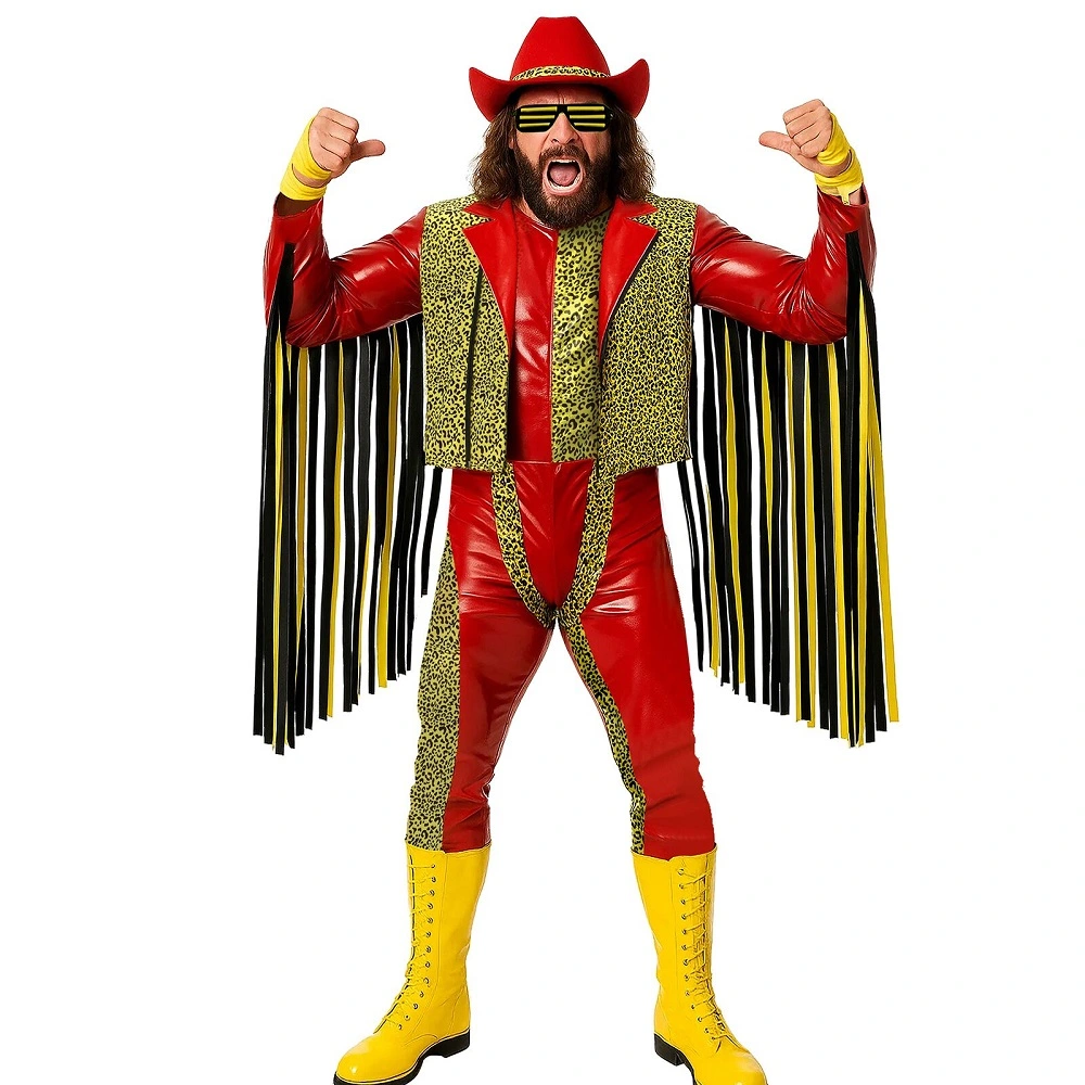 Macho Man Randy Savage Costume Cosplay WWE Wrestling Outfits Hallowcos