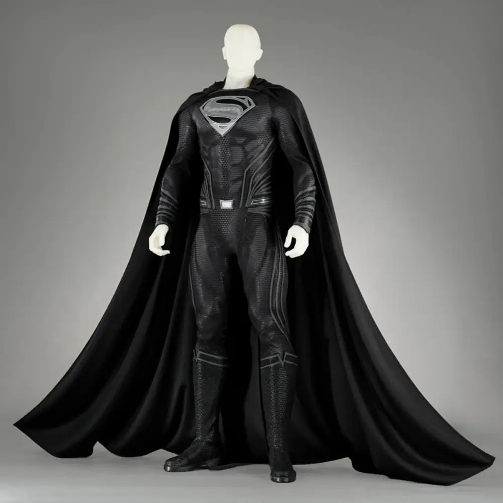 Clark Kent Black Suit Cosplay Costume Man of Steel Top Level Hallowcos