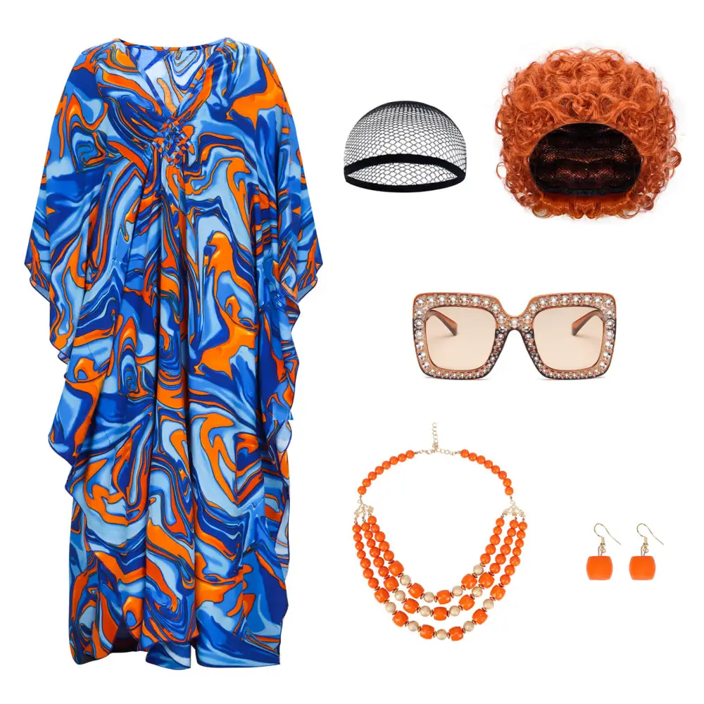 Mrs. Roper Romp Cosplay Costume Helen Roper 70s Fancy Dress for ...