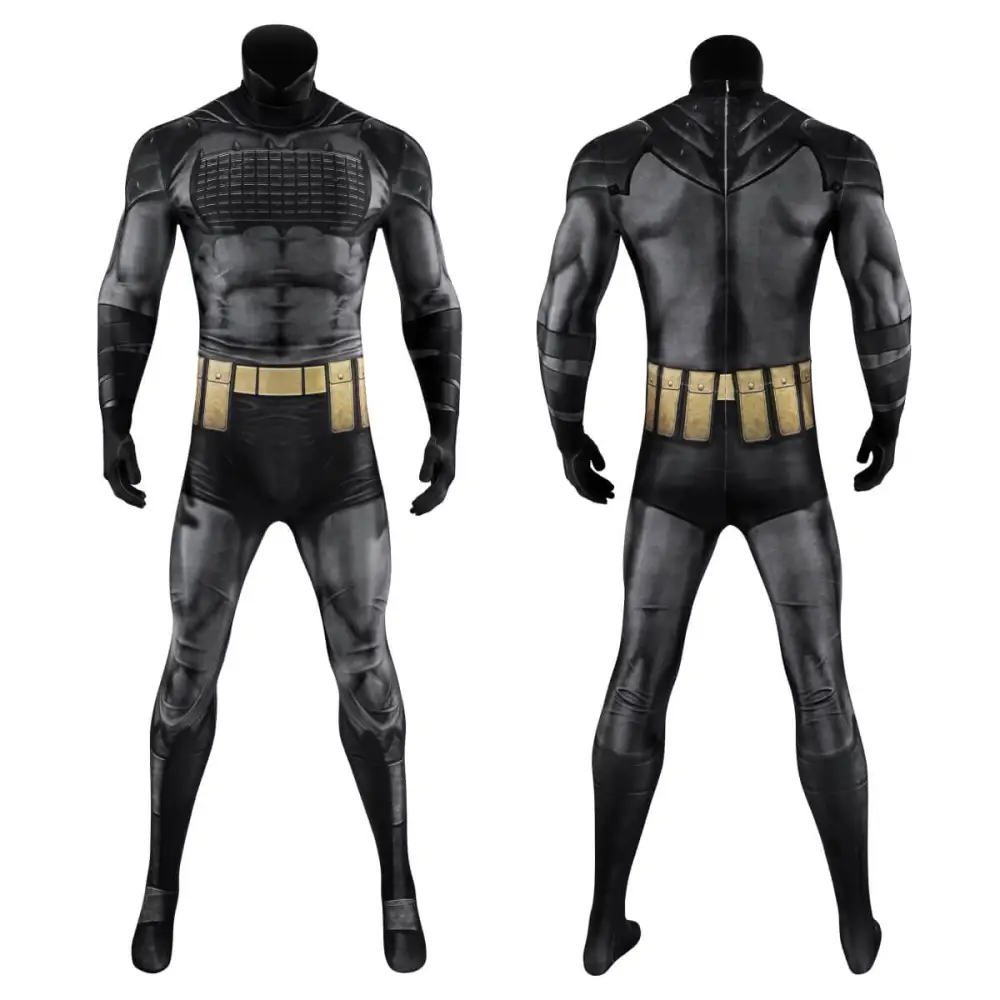 Absolute Bruce Wayne Cosplay Costume Mask Printed Style